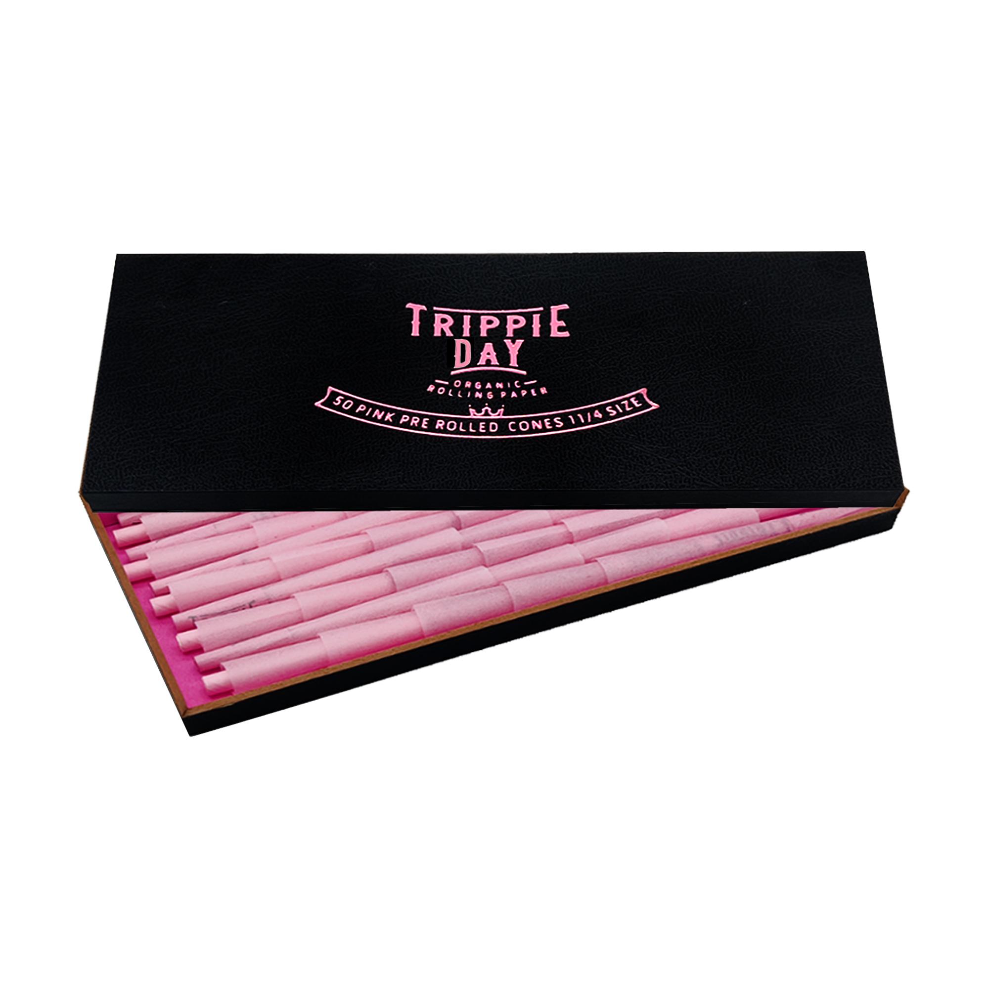 Pink pre rolled cones | 50 pack | 84mm – Trippie Day