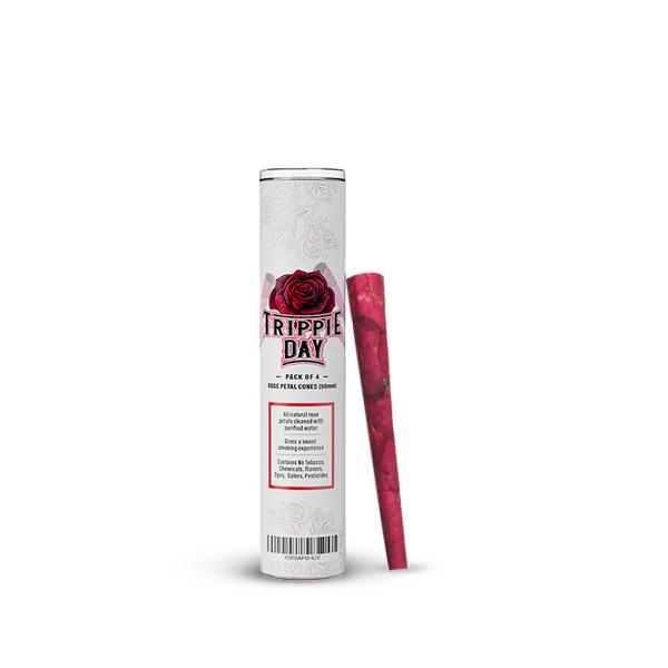 Rose petal pre rolled cones | 4 pack | 90mm – Trippie Day